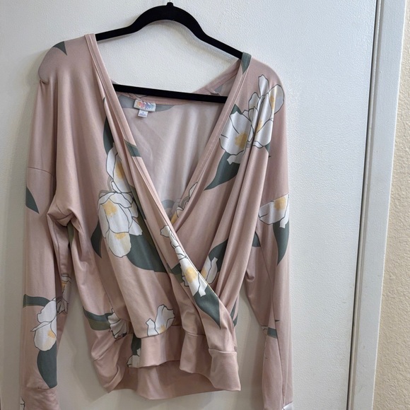 Tops | Floral Wrap Blouse | Poshmark